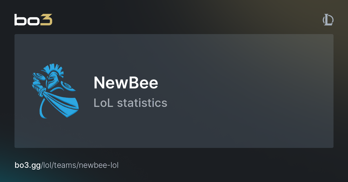 NewBee LoL team statistics, standings & roster