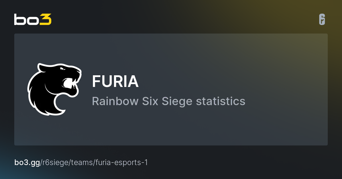 FURIA R6 team Matches: upcoming, current & finished