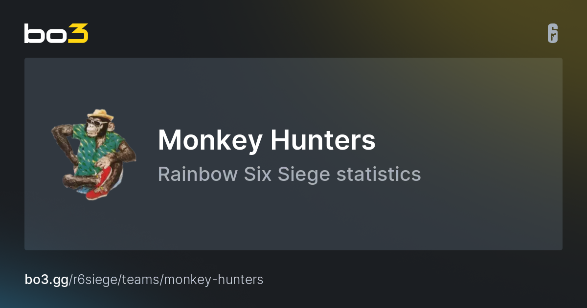 Monkey Hunters R6 team statistics, standings & roster