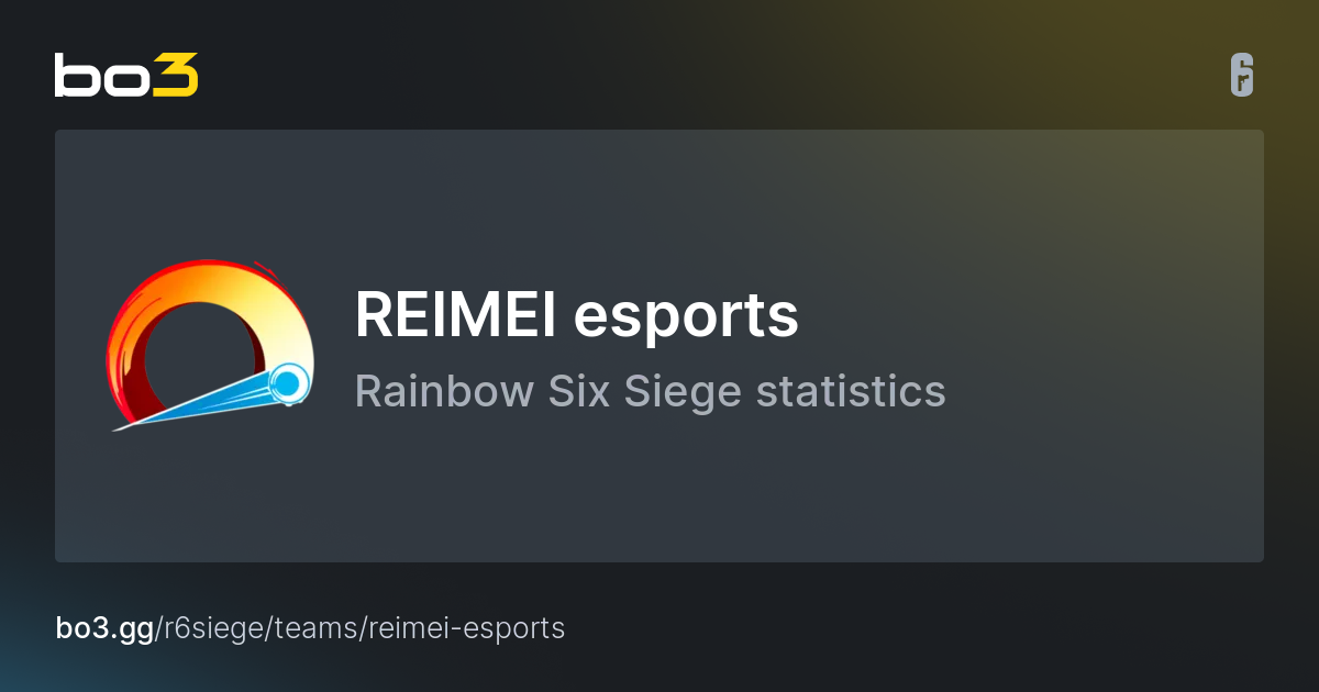 REIMEI esports R6 team statistics, standings & roster