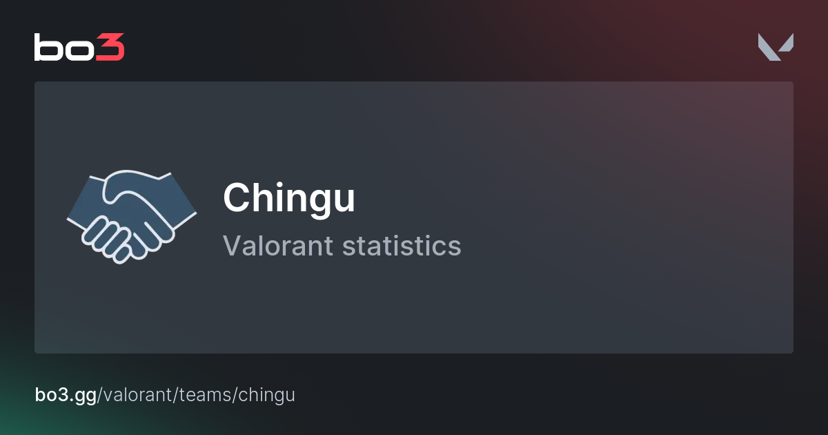 Chingu Valorant team statistics & roster