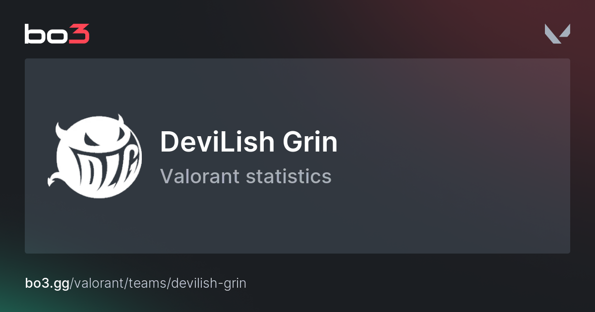 DeviLish Grin Valorant team statistics & roster