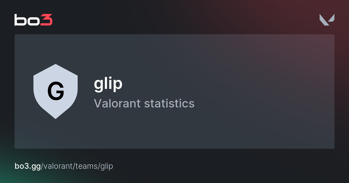 glip Valorant team statistics & roster