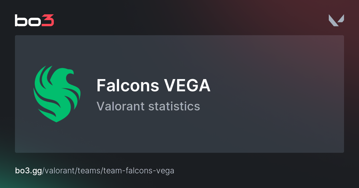 Falcons VEGA Valorant team statistics & roster
