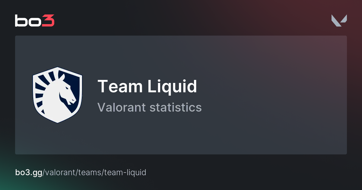 Team Liquid Valorant team statistics & roster