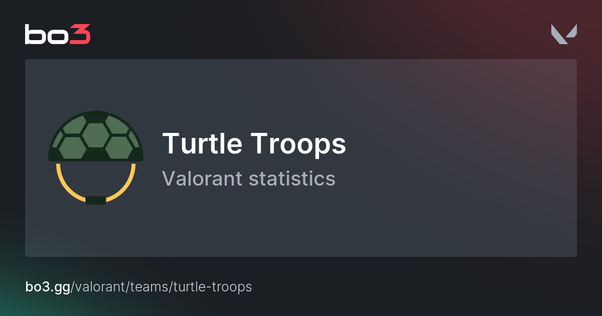 Turtle Troops Valorant team statistics & roster