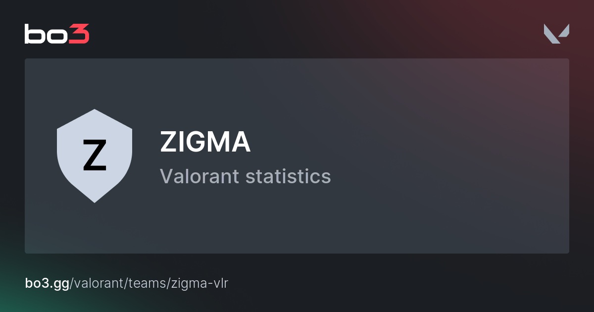 ZIGMA team Tournaments: upcoming, current & finished