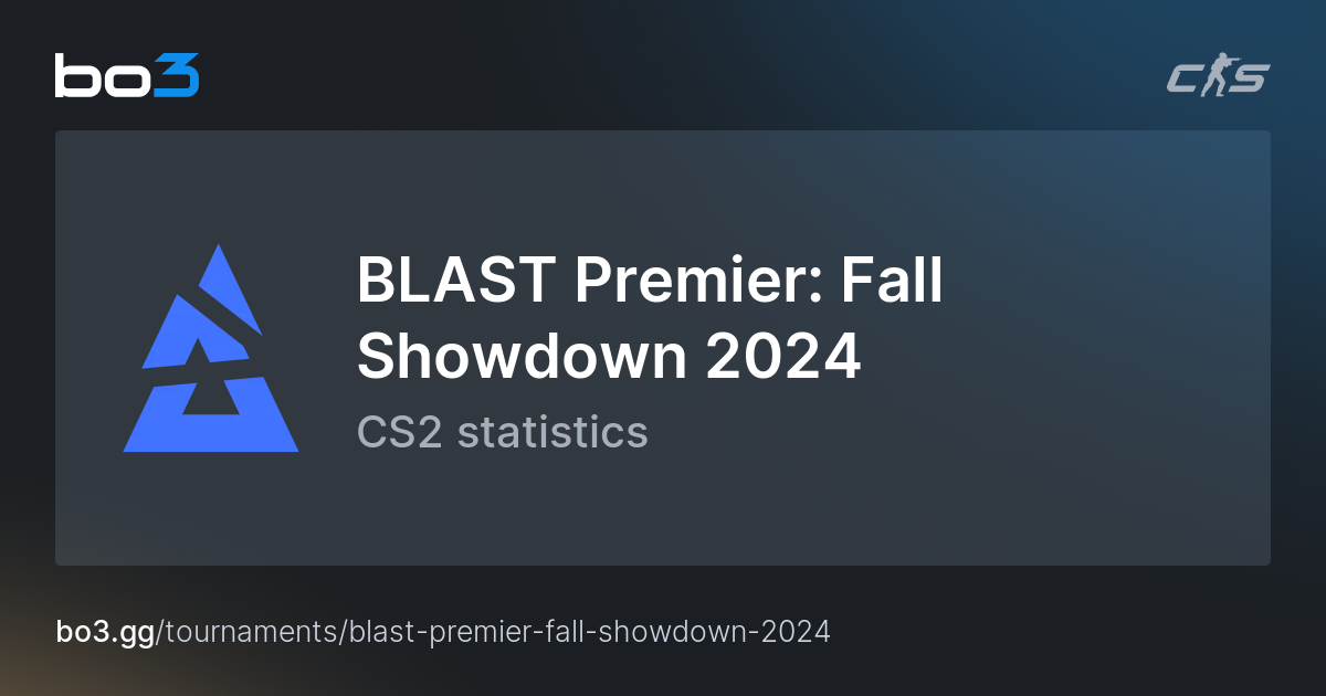 BLAST Premier: Fall Showdown 2024 – Schedule, statistics