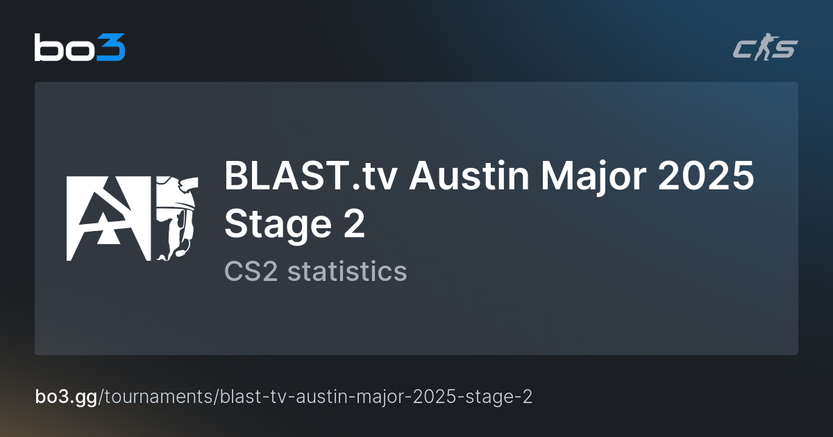 BLAST.tv Austin Major 2025 Stage 2 Pickems – грайте та вигравайте приз