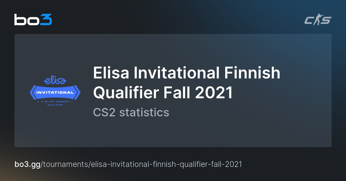 Elisa Invitational Finnish Qualifier Fall 2021 – Horario, estadísticas