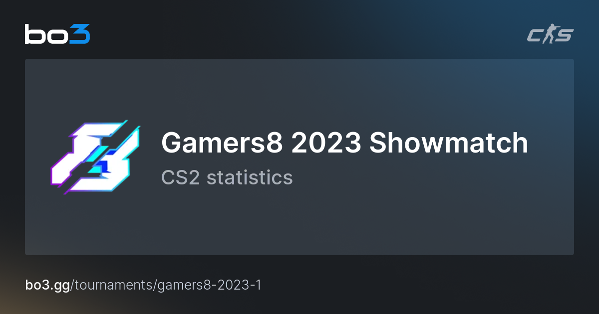 Gamers8 2023 Showmatch – Schedule, statistics