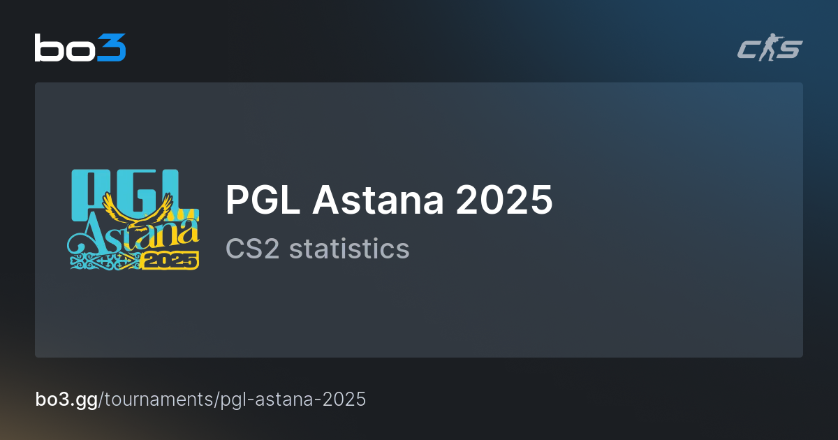 PGL Astana 2025 Pickems – spielen und gewinnen Sie einen Preis