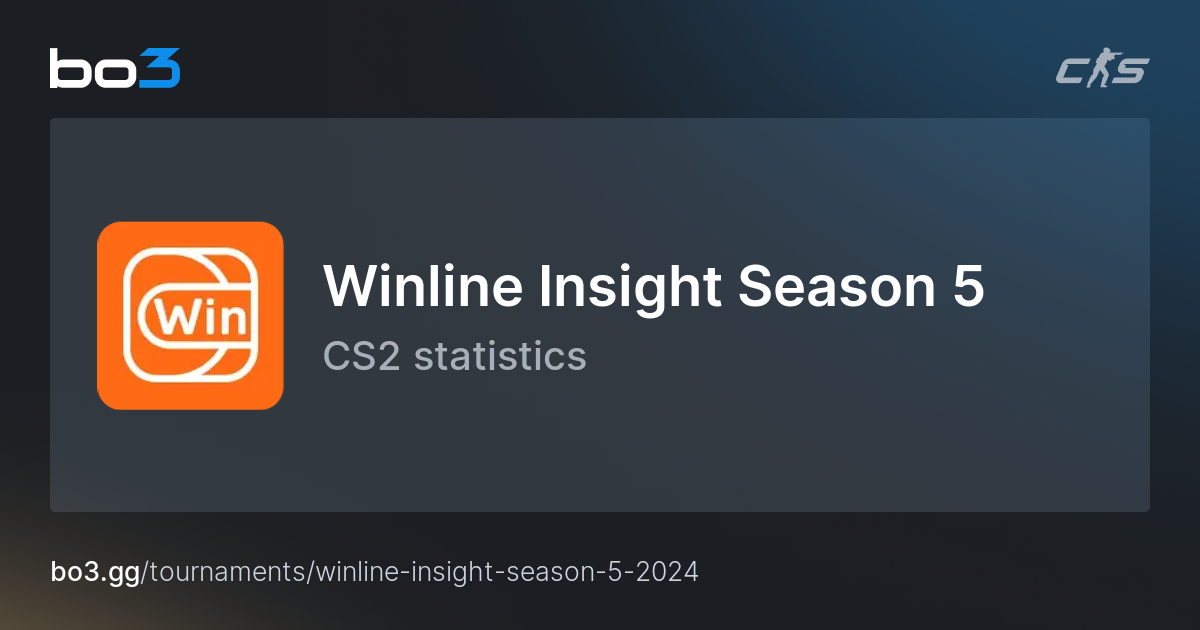 Winline Insight Season 5 – Schedule, statistics