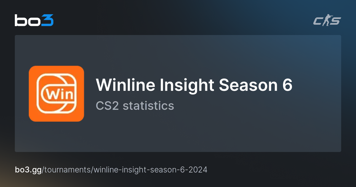 Winline Insight Season 6 – Schedule, statistics