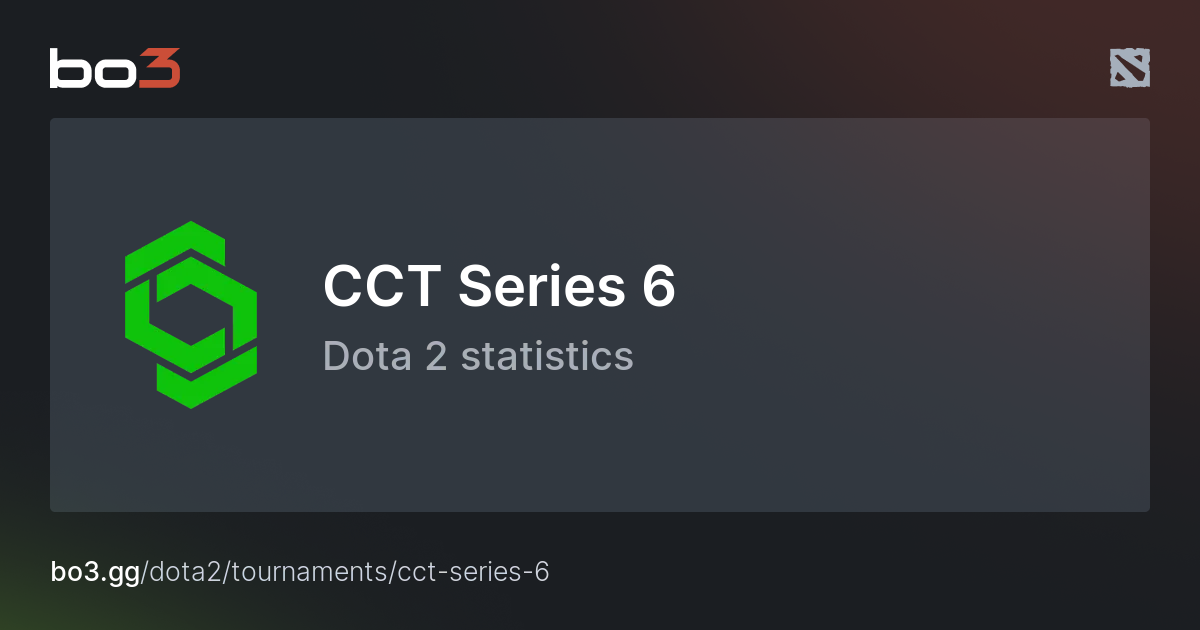 CCT Series 6 – Schedule, statistics