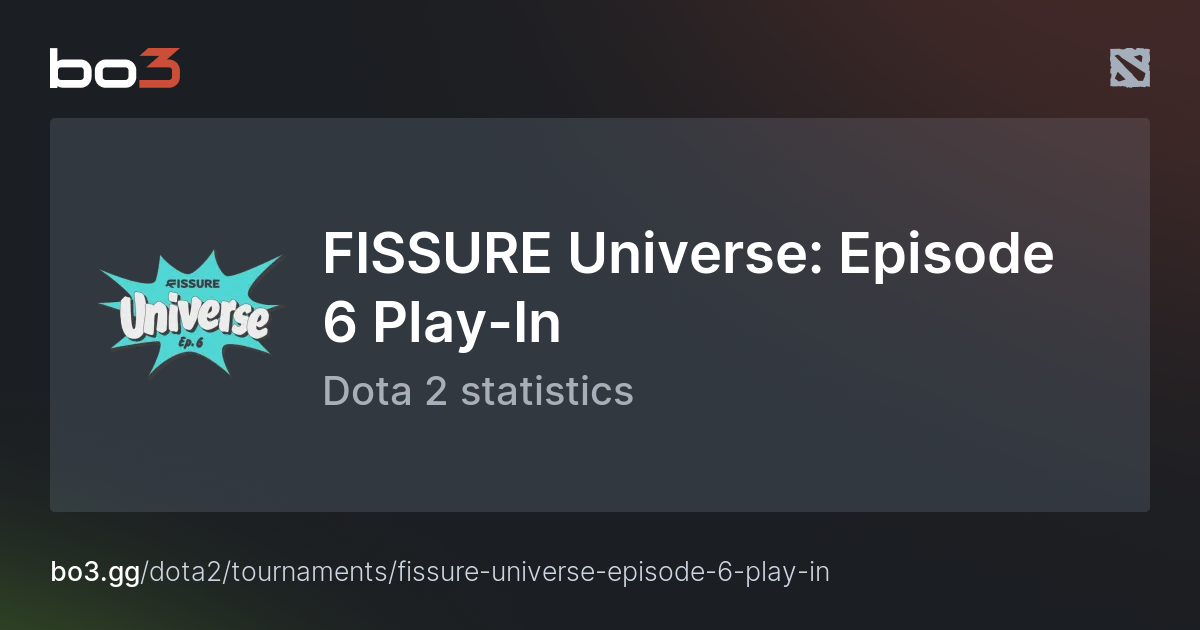 FISSURE Universe: Episode 6 Play-In – Schedule, statistics