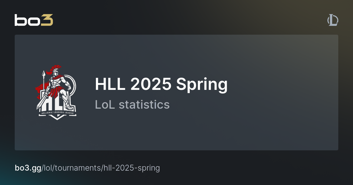 HLL 2025 Spring – Schedule, statistics