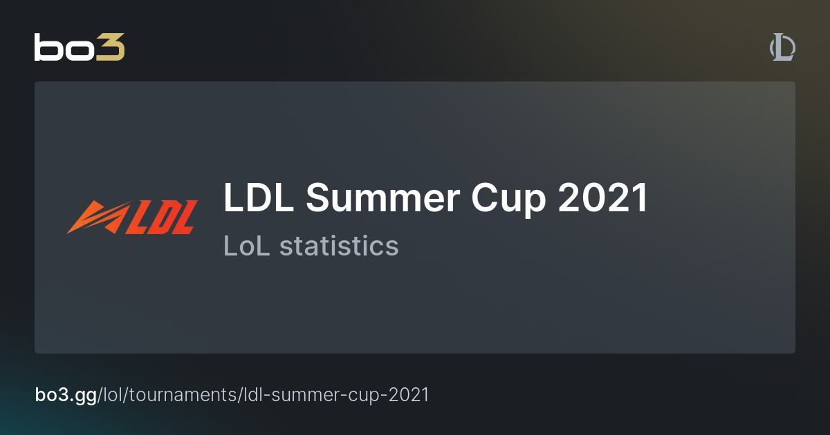 LDL Summer Cup 2021 – Schedule, statistics