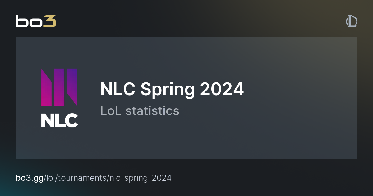 NLC Spring 2024 – Schedule, statistics