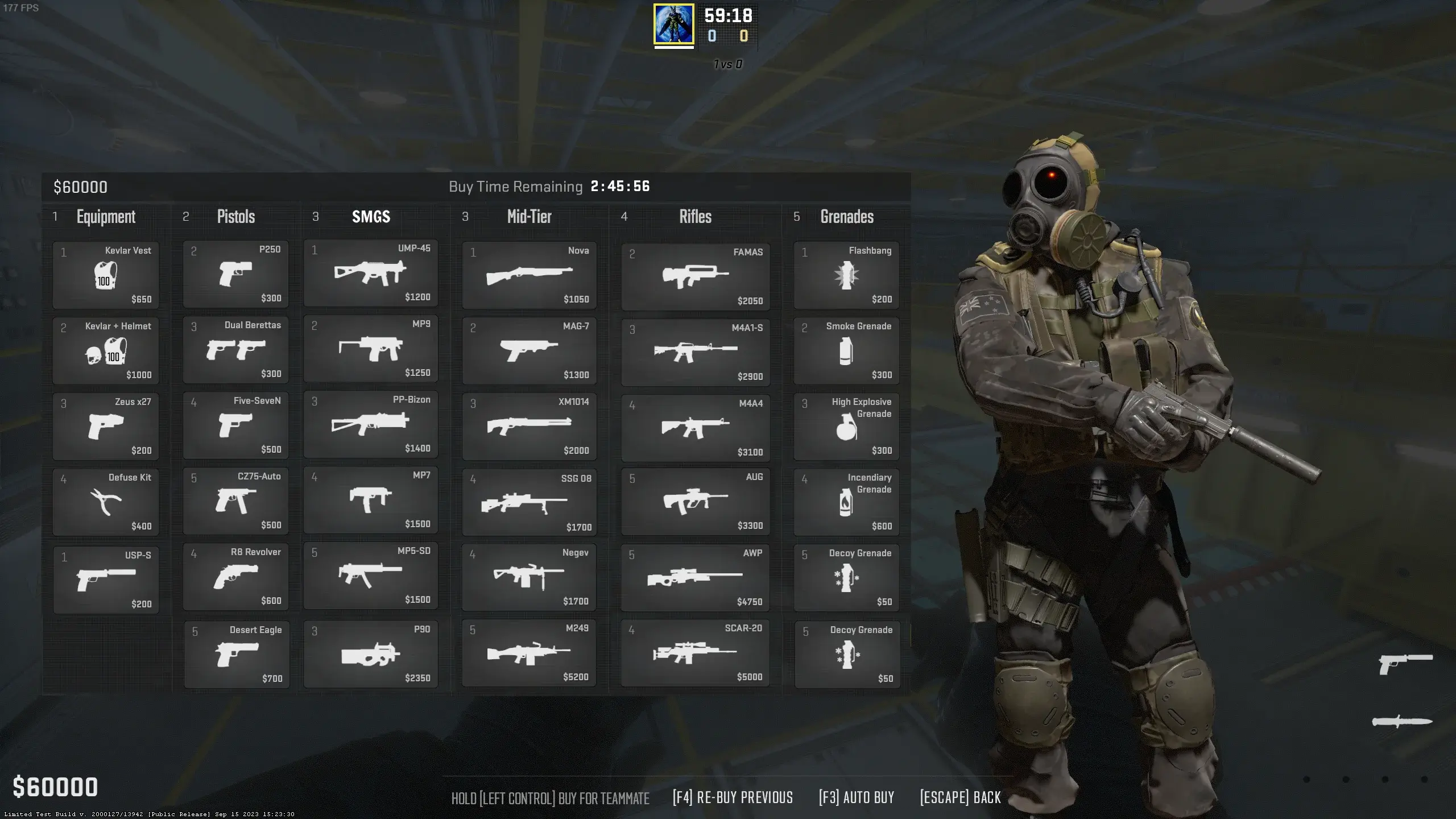 Mejor Lista de Armas en Counter Strike 2