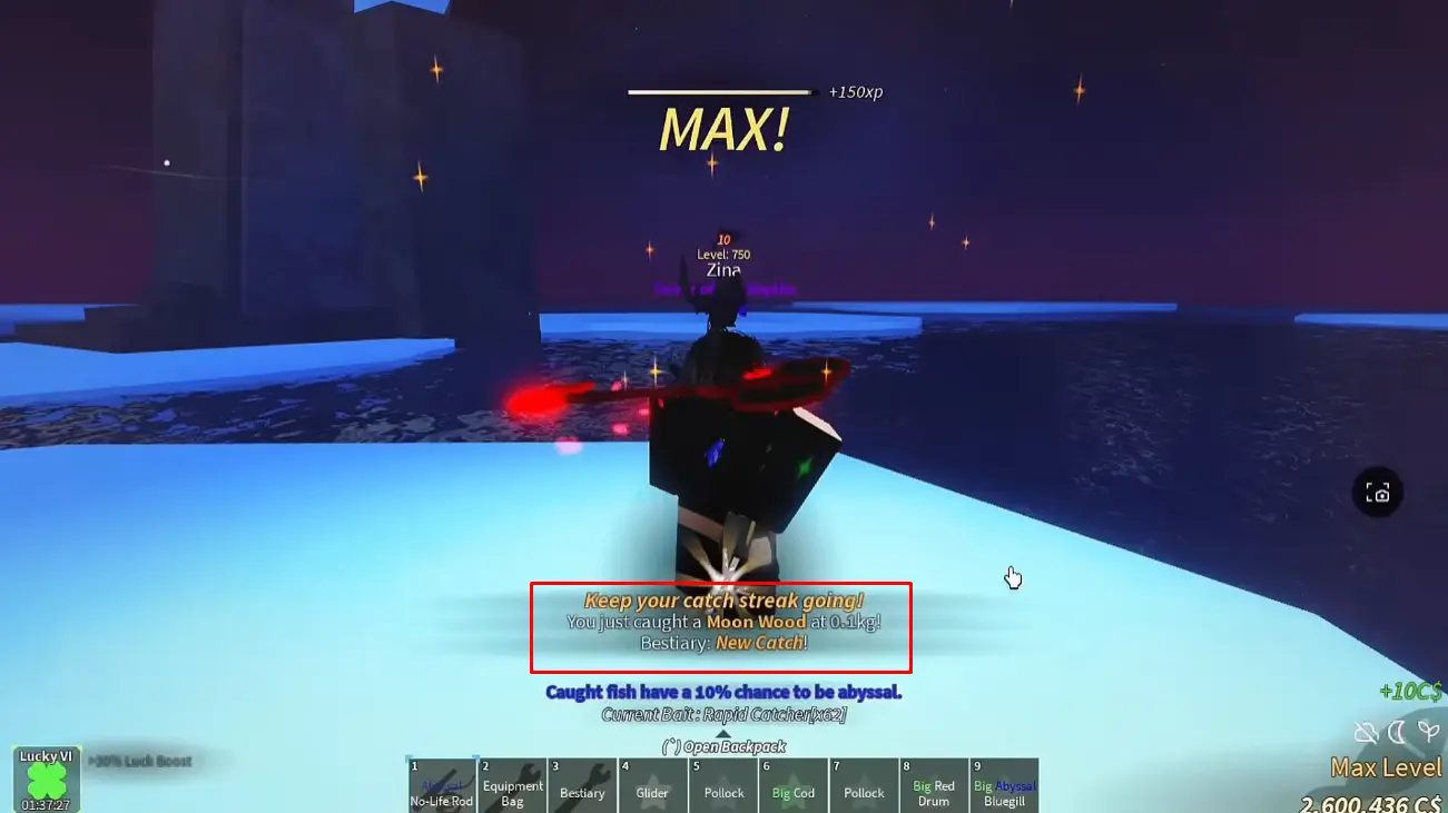 Where to Get Moon Wood in Fisch